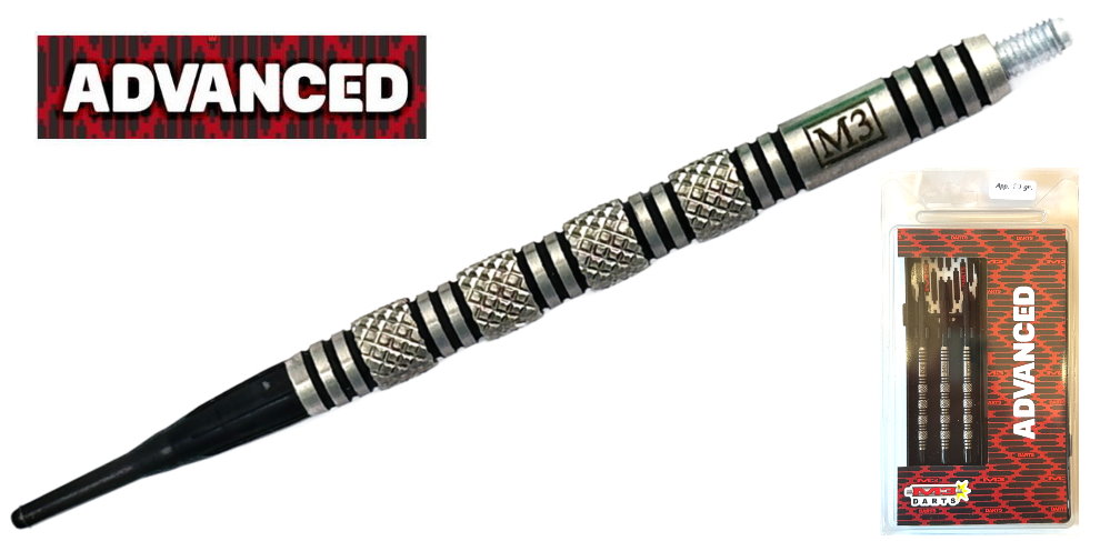 M3 Advanced K Softtip 18gr. (schwarz) - günstig kaufen dartkiste.de