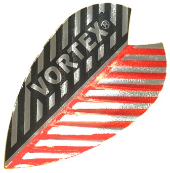 Harrows Flights Vortex silber/rot - günstig kaufen dartkiste.de